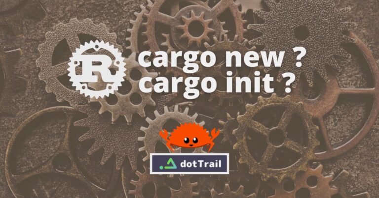 Rust | cargo new と cargo init の違い - dotTrail